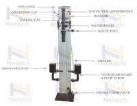 China Aquarium U - PVD Protein Skimmer Water Treatment For Fish Farm for sale