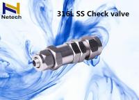 China 316L Stainless Steel Water Check Valve /  Check Valve For Ozone Generator for sale