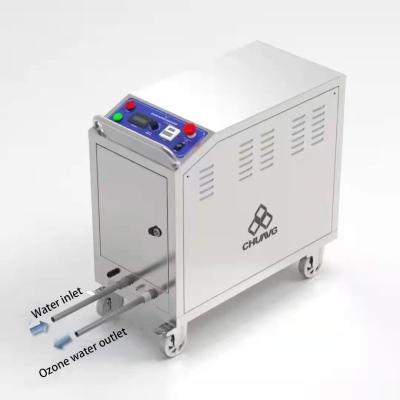 China 1-2T Handpush Instant Ozone Water Sanitizer 1-10ppm For Food Washing Cleaning for sale