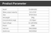 China 1-5ppm Commerical Ozone Water Generator Washing Fruit Vegetable Sea Food For Sterilization Preservation for sale