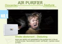 China Creamy White Car Air Purifier Household Ozone Generator Remove Smoke for sale