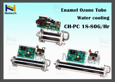 China High Concentration 18 - 80g/hr Ozone Generator Parts Water Cooling Enamel Tube for sale
