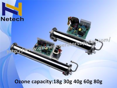 China 18g 60g 80g Water Cooling Ozone Generator Enamel Tube Parts With Power Supply for sale