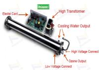 China 60 Grams Water Cooling Ozone Generator Parts With Adjustable Power Supply for sale