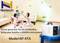 China White Commercial Ozone Generator Air Ozone Purification , Ozone Apparatus With Timer for sale