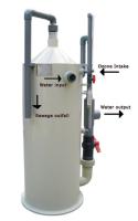 China OEM Aquaculture Ozone Generator Water Purification , High Efficiency 20 - 200 T/H Automatic Drum Filter for sale