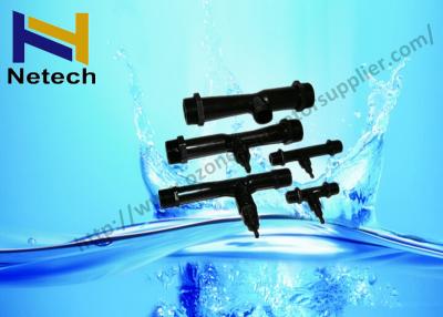 China Durable PVDF Air Ozone Venturi Tube , Small Venturi Injector For Water Treatment for sale