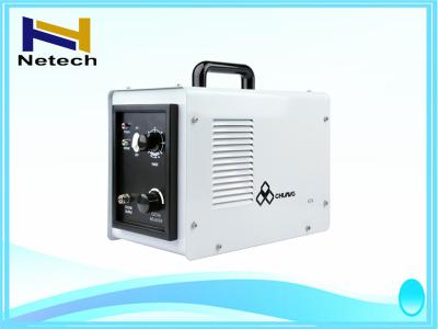 China Portable 3g / Hr White Professional Ozone Generator Water Treatment Washing Fruits for sale