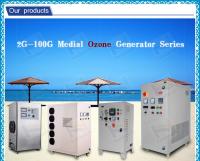 China Water cooling ozone generator industrial 50g O3 ozonator enamel tube for waste water for sale