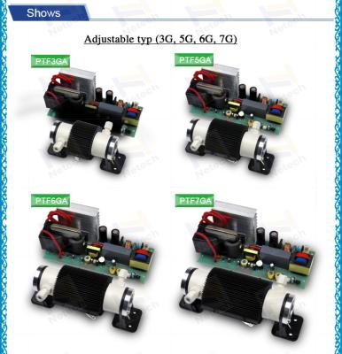China 1 - 7g/h Corona Discharge Ozone Generator Cell for sale