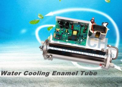 China Corona Discharge Double Water Cooling Enamel Ozone Generator Tube ISO 18g - 80g for sale