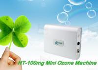 China While Mini 100mg Commercial Ozone Generator For Remove Smoke / Air Purifier 9W for sale