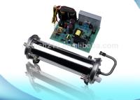 China 80g/hr Water Cooling Ozone Enamel Tube With Transformer For Water Treatment for sale