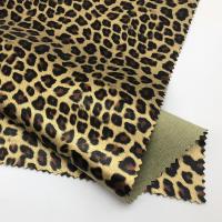 China 0.6mm Thickness Leopard Print PU Leather Material - Water Resistant & Wash-Free for Fashion Applications for sale