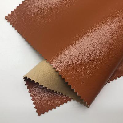 China XRX 180 Four-sided Elasticity PU Leather for Garments - 0.55mm Thickness, 54/55 Inch Width, Eco-friendly Material for sale