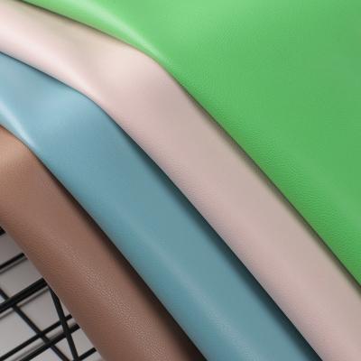 China 1.0mm Waterproof Breathable PU Leather - Ultra Soft Nappa Pattern for Bags, Belts & Furniture for sale