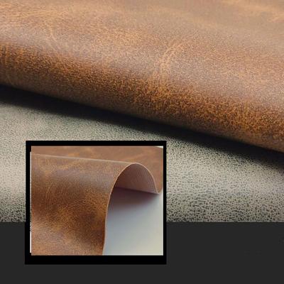 China 0.6mm Snow Frosted Knitted PVC Leather Material for Packaging Boxes, Purses, and Car Seats for sale