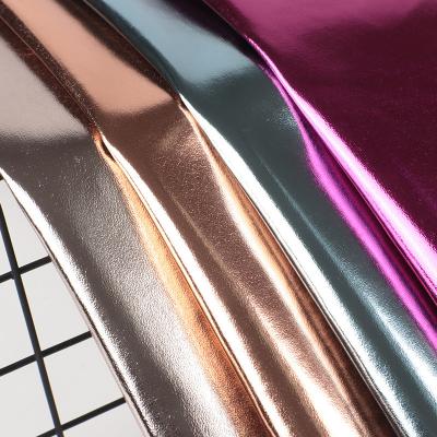China 0.5mm Metal Shiny PU R61 Sheep Pattern Eco-Friendly Leather for Packaging, Bags & Accessories for sale