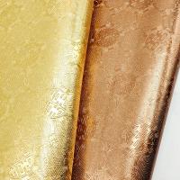 China Golden Series Embossed PVC Leather Material 0.8mm Thickness for Luxury Packaging Boxes and Decorative Applications for sale
