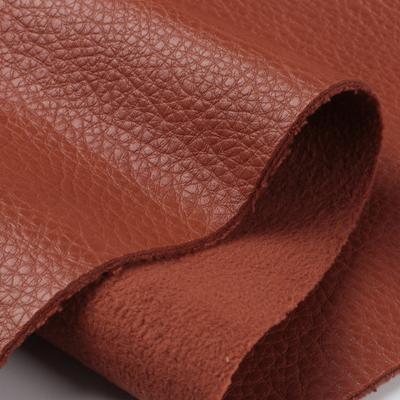 China 1.7mm Thickness Lychee Suede Semi-PU Leather Material for Handbags, Shoes and Furniture for sale