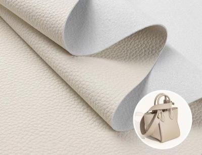 China 1.0mm Lychee Grain Microfiber Leather for Furniture, Handbags & Sports Equipment Covers for sale