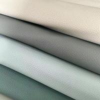China 1.3mm Cat Scratch Resistant PVC Faux Leather with Lychee Pattern for Furniture and Automotive Upholstery for sale