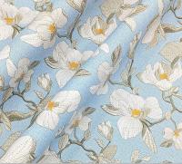 China 0.8mm Printed Flower Brushed Base PVC Leather for Handbags, Packaging Boxes and Phone Cases for sale