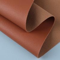 China Nappa Imitation PVC Artificial Leather with Cotton Velvet Backing for Handbags, Table Mats, and Belts - 650mm Width for sale
