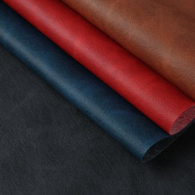 China 0.5mm Non-Woven Yangbuck PVC Leather for Packaging and Accessories - 0.5mm Thickness with Pull-Up Effect for sale
