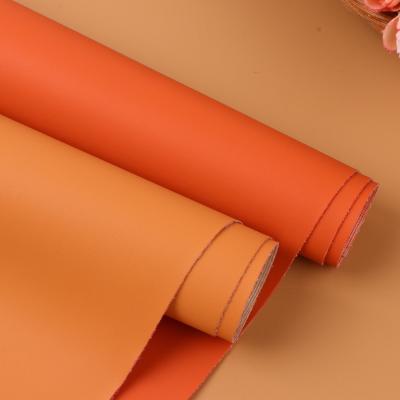 China 0.7mm Napa PVC Leather Material 140cm Width Water Resistant for Car Seats and Furniture for sale