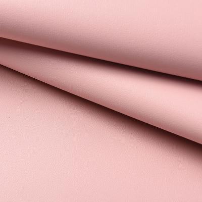 China 1.7mm Nappa Suede PVC Leather Fabric Flame Retardant for Bags Handbags Table Mats for sale