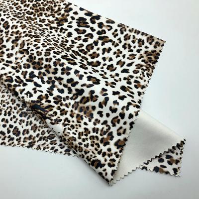China 0.5mm Thickness Leopard Print Soft PU Leather with Elastic Bottom for Phone Cases and Accessories for sale