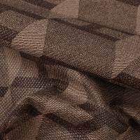 China 0.7mm PVC Artificial Leather Fabric Retro Printed Geometric Pattern for Handbag DIY for sale
