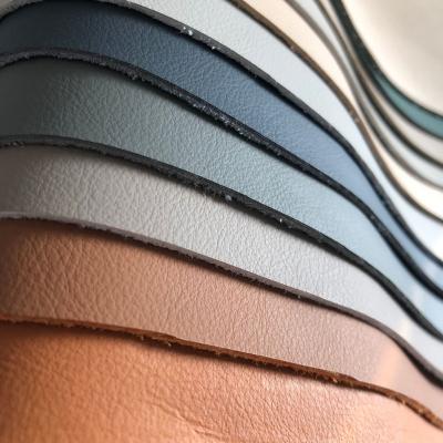 China Recycled Cowhide Microfiber Leather 1.2-1.8mm Thickness for High-End Sofa Upholstery and Commercial Seating for sale