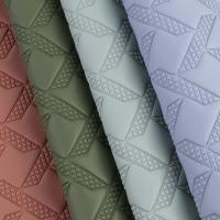 China 0.9mm Woven Pattern PVC Leather Car Floor Mats with Anti-Mildew Properties and Multiple Color Options for sale