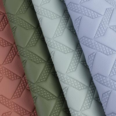 China 0.9mm Woven Pattern PVC Leather Car Floor Mats with Anti-Mildew Properties and Multiple Color Options for sale