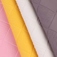 China 1.1mm Colorful Large Plaid PVC Leather Fabric for Bags Luggage Handbags Custom for sale