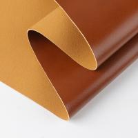 China 1.7mm Oil Wax PVC Leather Embossed Faux Leather for Bags Anti Fouling for sale