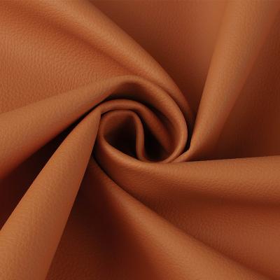 China 1.4mm Thickness Lychee Pattern PVC Leather for Furniture Upholstery - Multiple Colors Available for sale