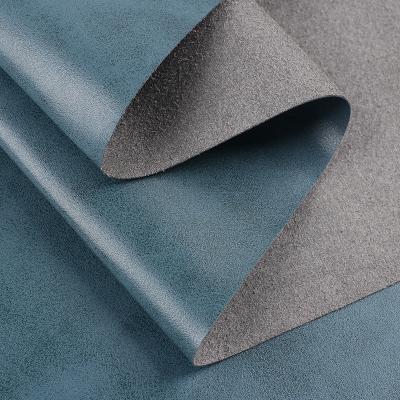 China 0.7mm PU Retro Microfiber Leather for Shoes, Bags & Furniture - Water Resistant Eco-Friendly Material for sale