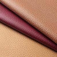 China 1.2mm Litchi Leathaire Fabric - Breathable Leather Material for Sofas, Cushions & Car Seats for sale