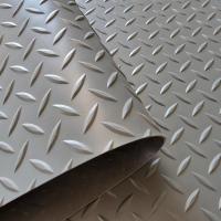 China Anti-Slip PVC Plastic Floor Mat Roll 1.2m Width 2-4mm Thickness for Car Bus Workshop Garage for sale