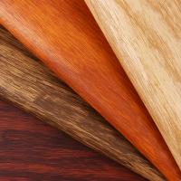 China 0.8mm Printed Wood Grain PVC Faux Artificial Leather - 137cm Width Material for Automotive & Fashion Applications for sale