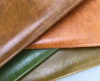 China Vintage Oil Wax Leather Fabric 54