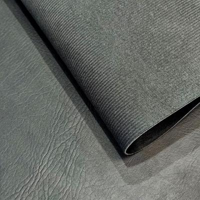 China PVC Elephant Texture Synthetic Leather for Bag Wallet Sofa Faux Leather 1.4mm Thick 54 Inch Width for sale