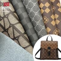 China Wholesale Printed PVC Faux Leather 0.8mm 140cm Width for Bags Phone Cases Table Mats for sale