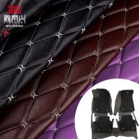 China 7.0mm Thick Quilted PVC Synthetic Leather with 1.8mm Thickness and 140cm Width for Automotive Seating for sale