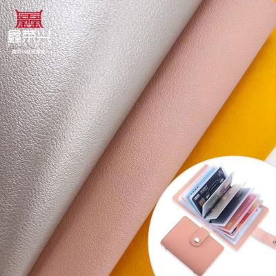 China 1.4mm PVC 711 Napa Grain Synthetic Artificial Leather 140cm Width for Shoes Bags for sale