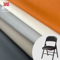China PVC Litchi Texture Synthetic Leather 0.5mm Thickness 160cm Width Faux Leather for Furniture Car for sale
