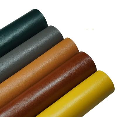 China PVC 158 Cowhide Grain Pattern Artificial Synthetic Leather 1.1mm 137cm for Bag Shoes Faux Leather Fabric for sale